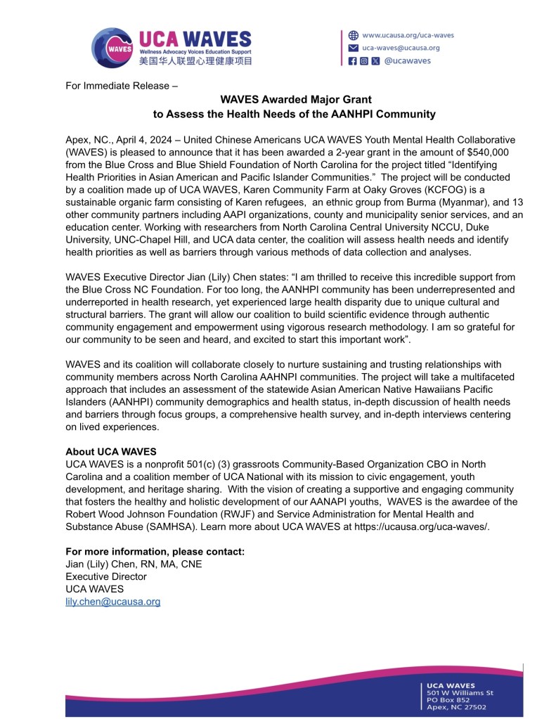 BCBS Project – UCA WAVES