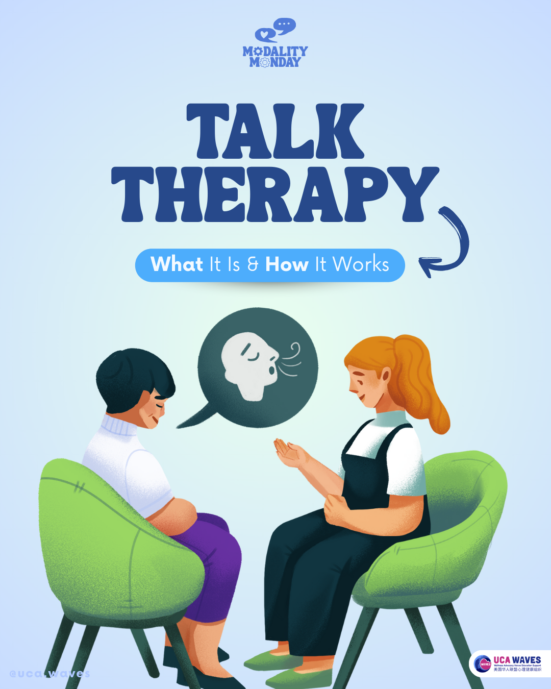 Modality Monday: Exploring Talk Therapy – UCA WAVES