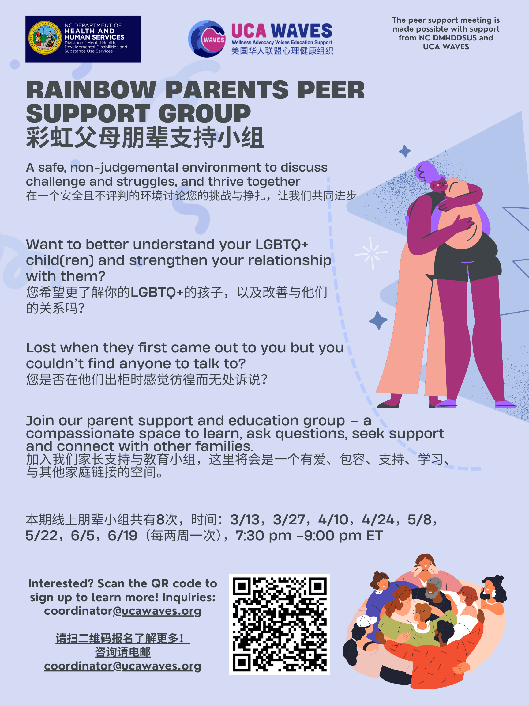 Join Us: Rainbow Parents Peer Support Group – UCA WAVES